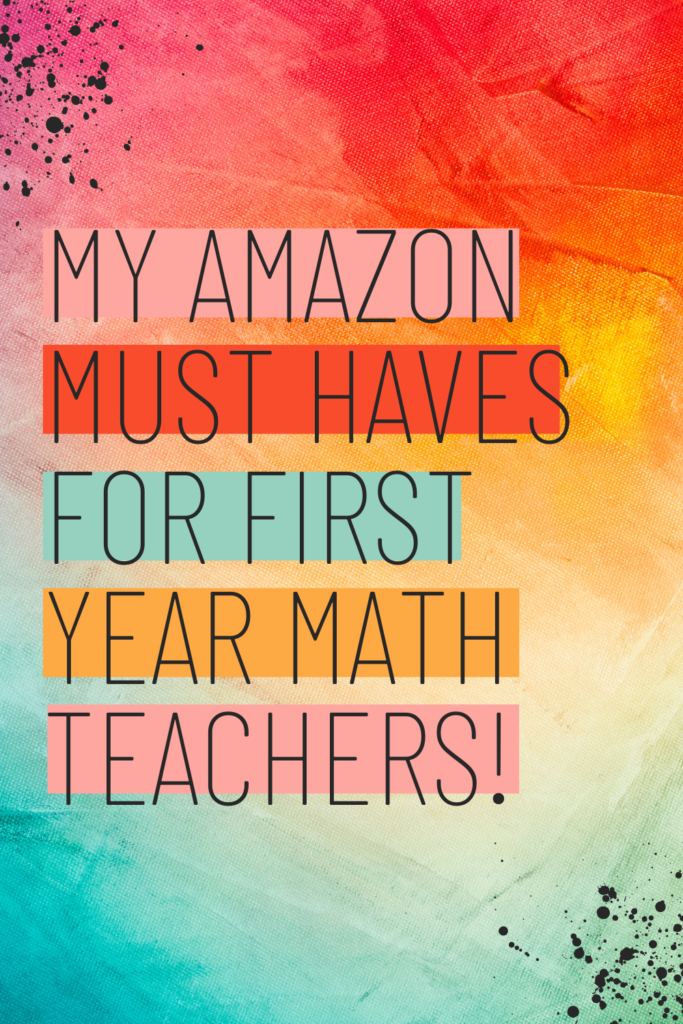 My classroom must haves in the math classroom - Math Mom Repeat